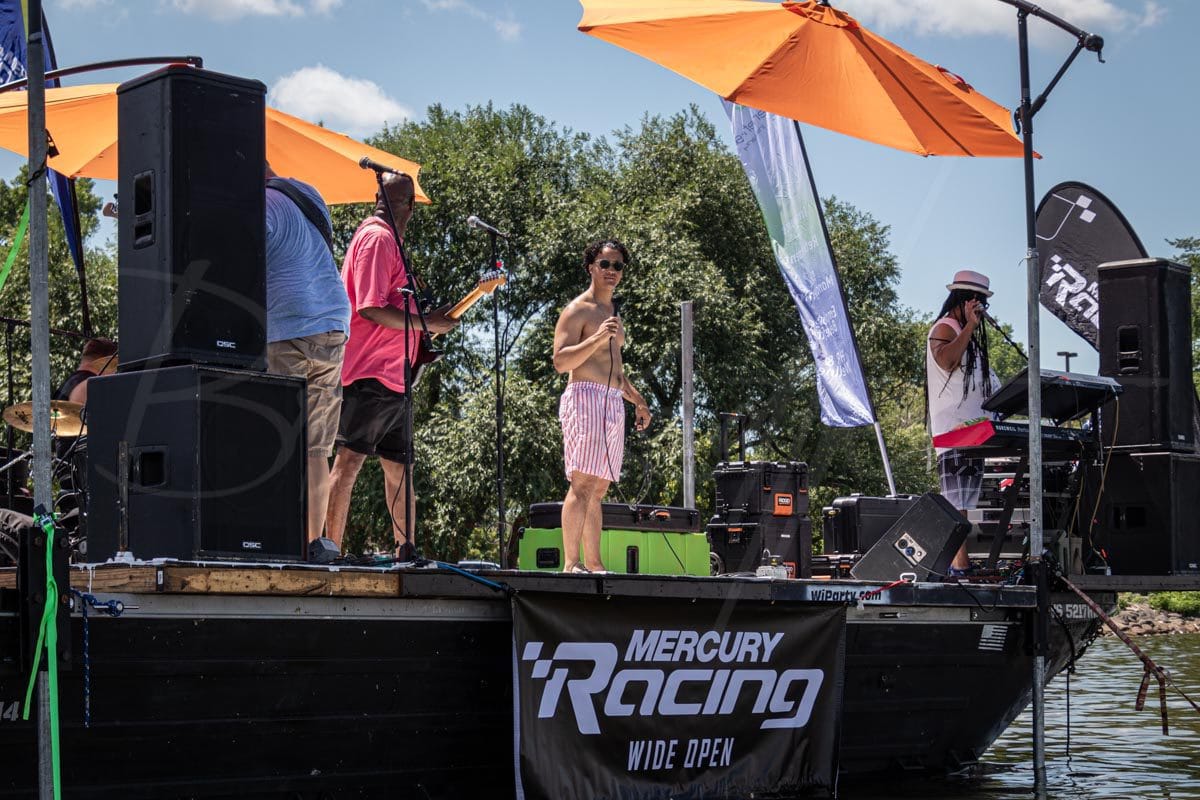 Bago Barge and Beach Bash on Lake Winnebago